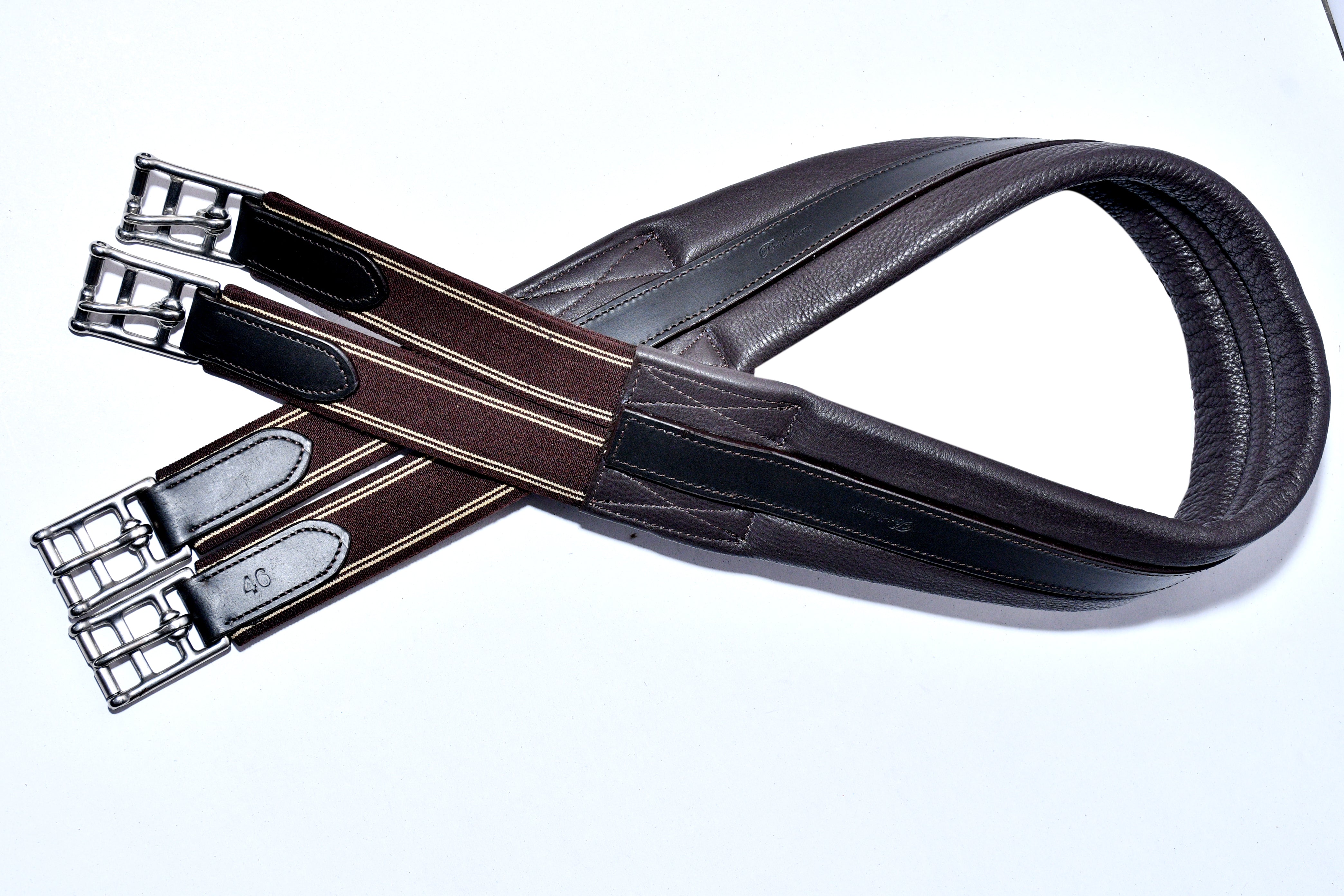 Racing Tack-Leather Girth w/ Memory Foam – Bridleberry Leather Tack Co.